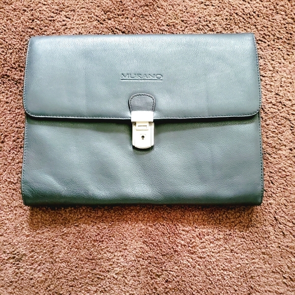 Murano | Bags | Murano Soft Leather Messenger Bag Lock Key Dividers ...